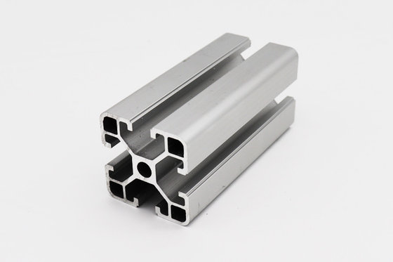 China Silver Anodized V Slot Aluminium Profile Powder Coating For Rail Lines supplier