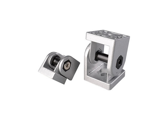 China Zinc Alloy Aluminium Profile Connectors Mill Finish With Adjustable Profile Joint supplier