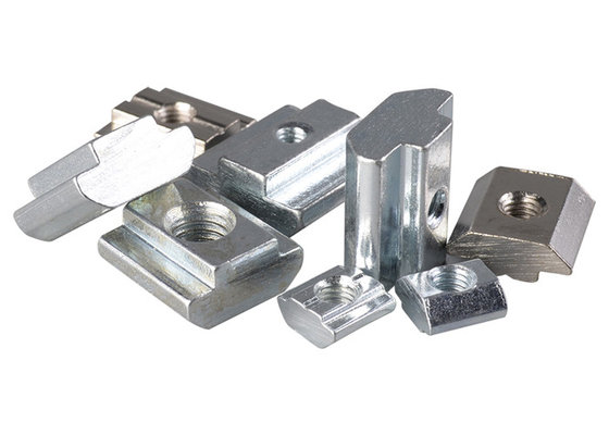 China Aluminum Profile Hammer Head V Slot Nuts Mill Finish Surface ASTM Standard supplier