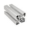 Square Structure V Slot 4040 Aluminum Extrusion Profiles With Silver Anodised supplier